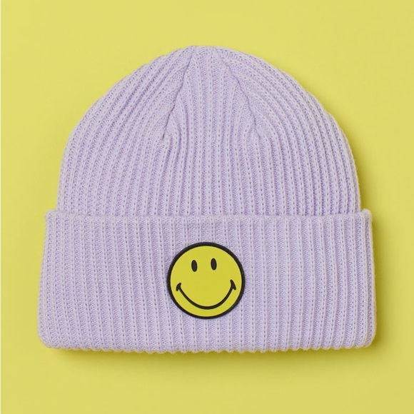 H&M | Accessories | Nwt Hm Smiley Ribbed Hat | Poshmark